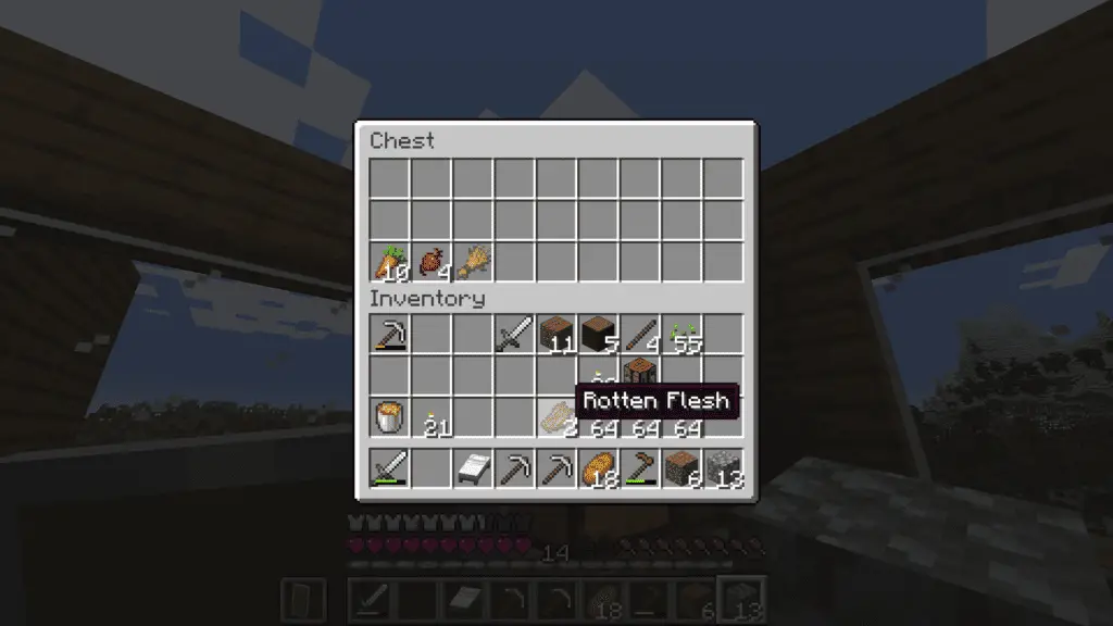 Minecraft: Rotten Flesh Uses (More Than You Think) | StoreParrot