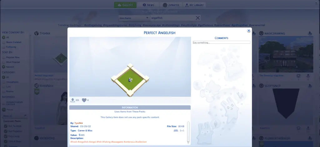 Sims 4: Angelfish Guide (Cheats Included) | StoreParrot